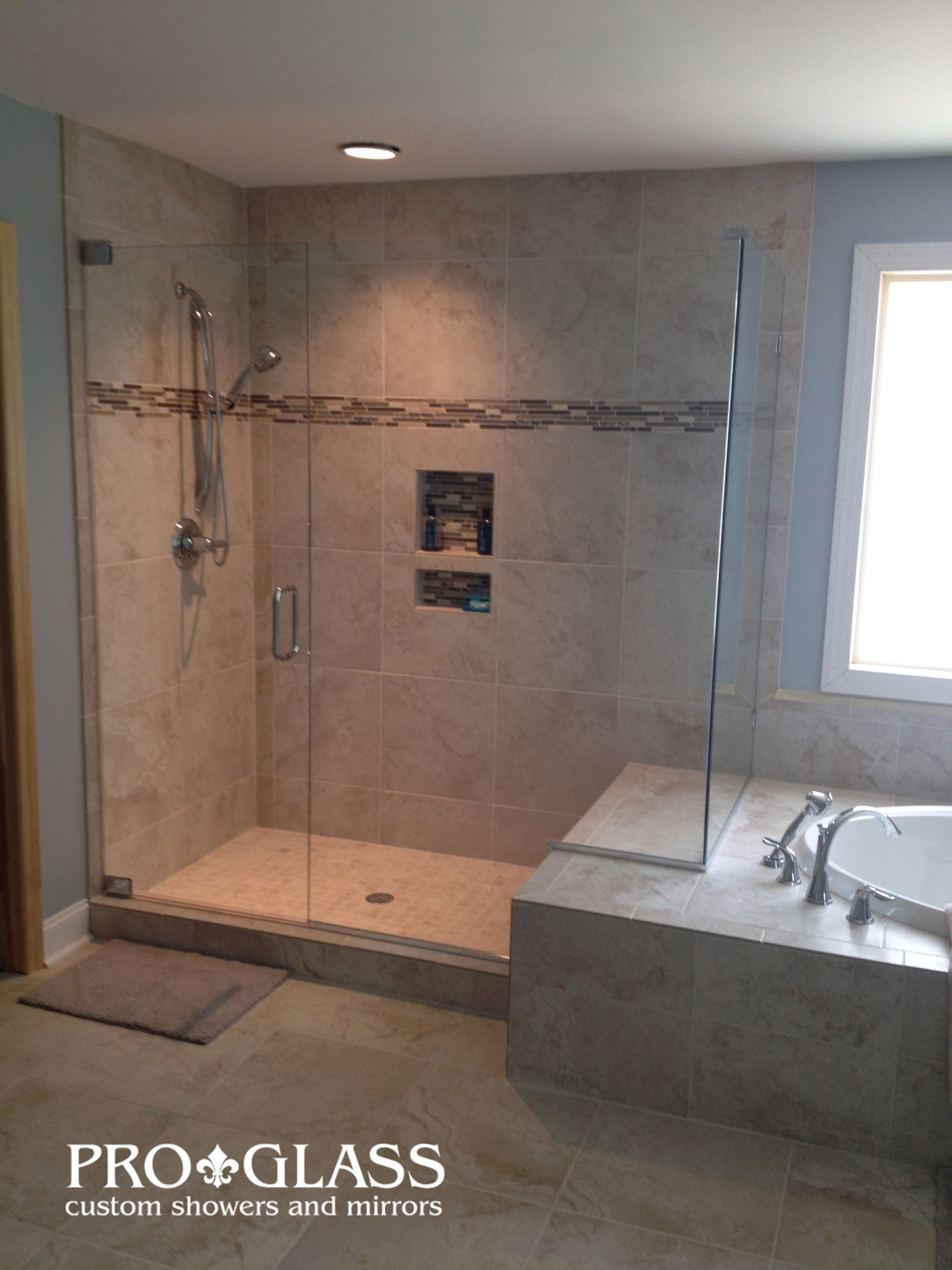 Glass Shower Examples Raleigh Proglass Shower Gallery